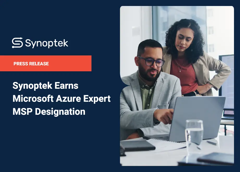 Microsoft Azure Expert MSP Designation Earned | Synoptek